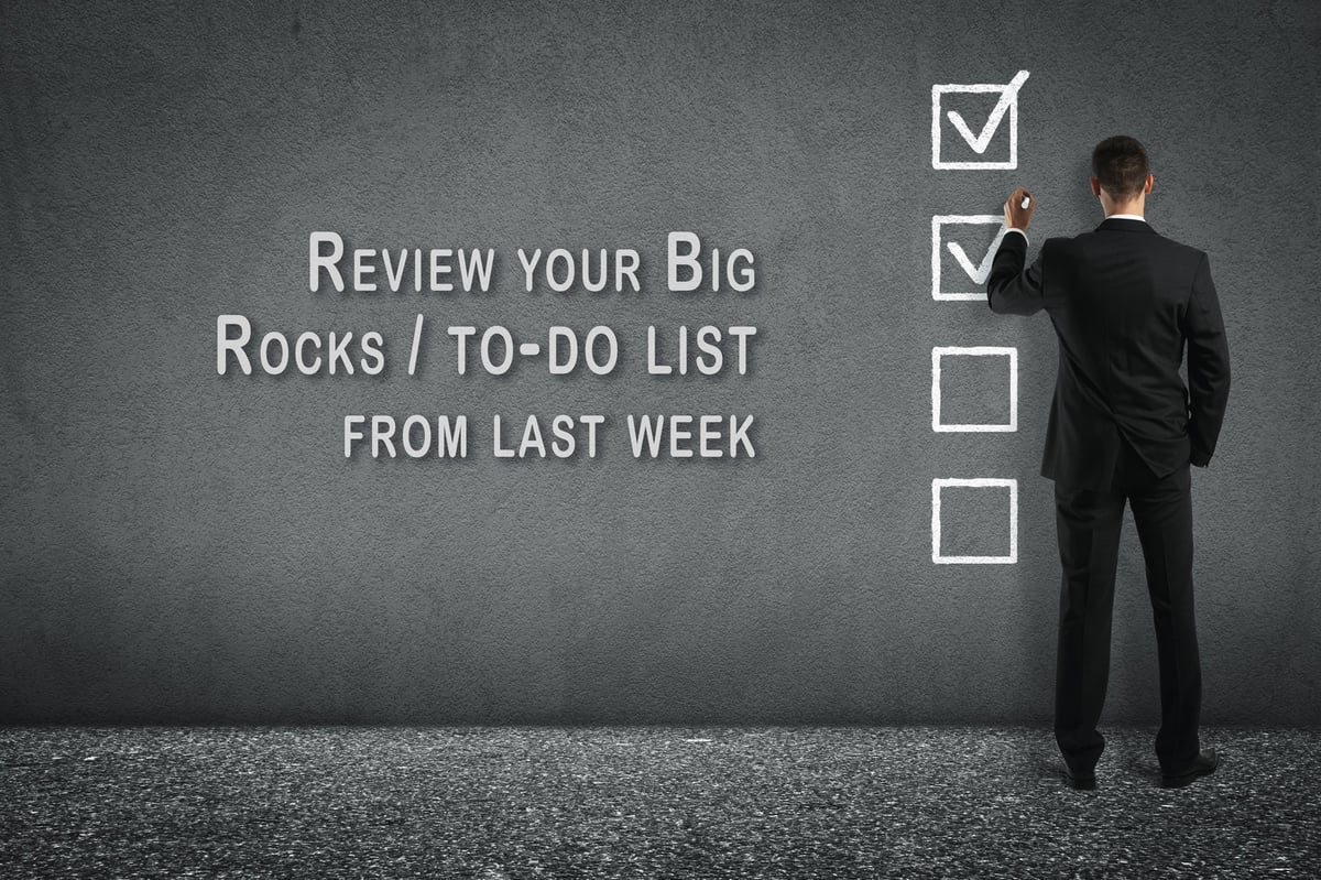 The Weekly Review: the 6th Fundamental of every great organization system