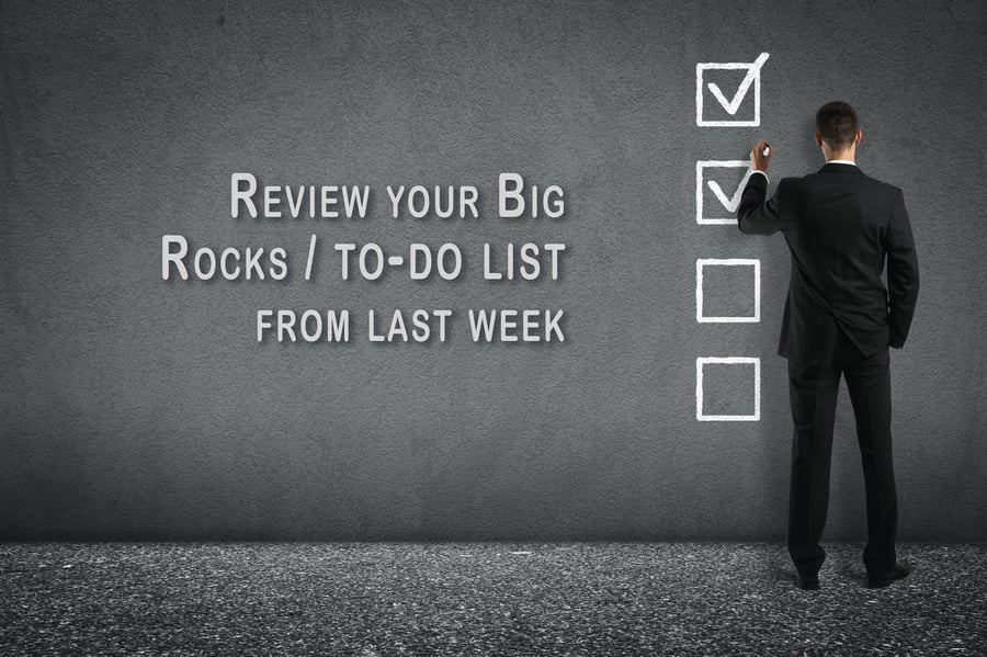 The Weekly Review: the 6th Fundamental of every great organization system